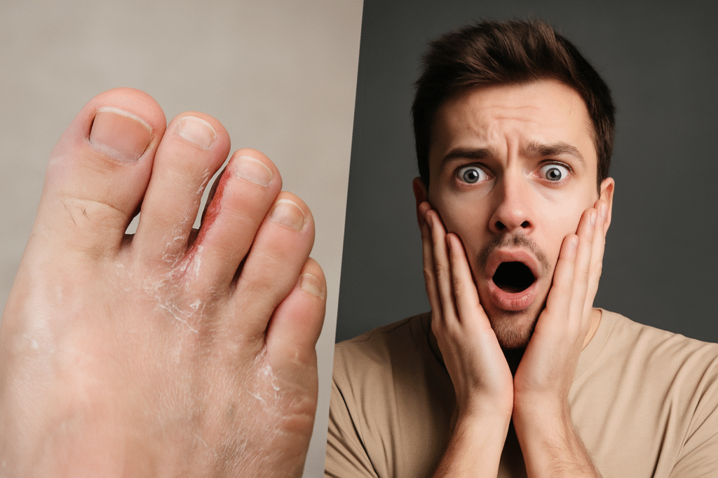 Pie de atleta: Causas, síntomas y cómo se ve esta infección